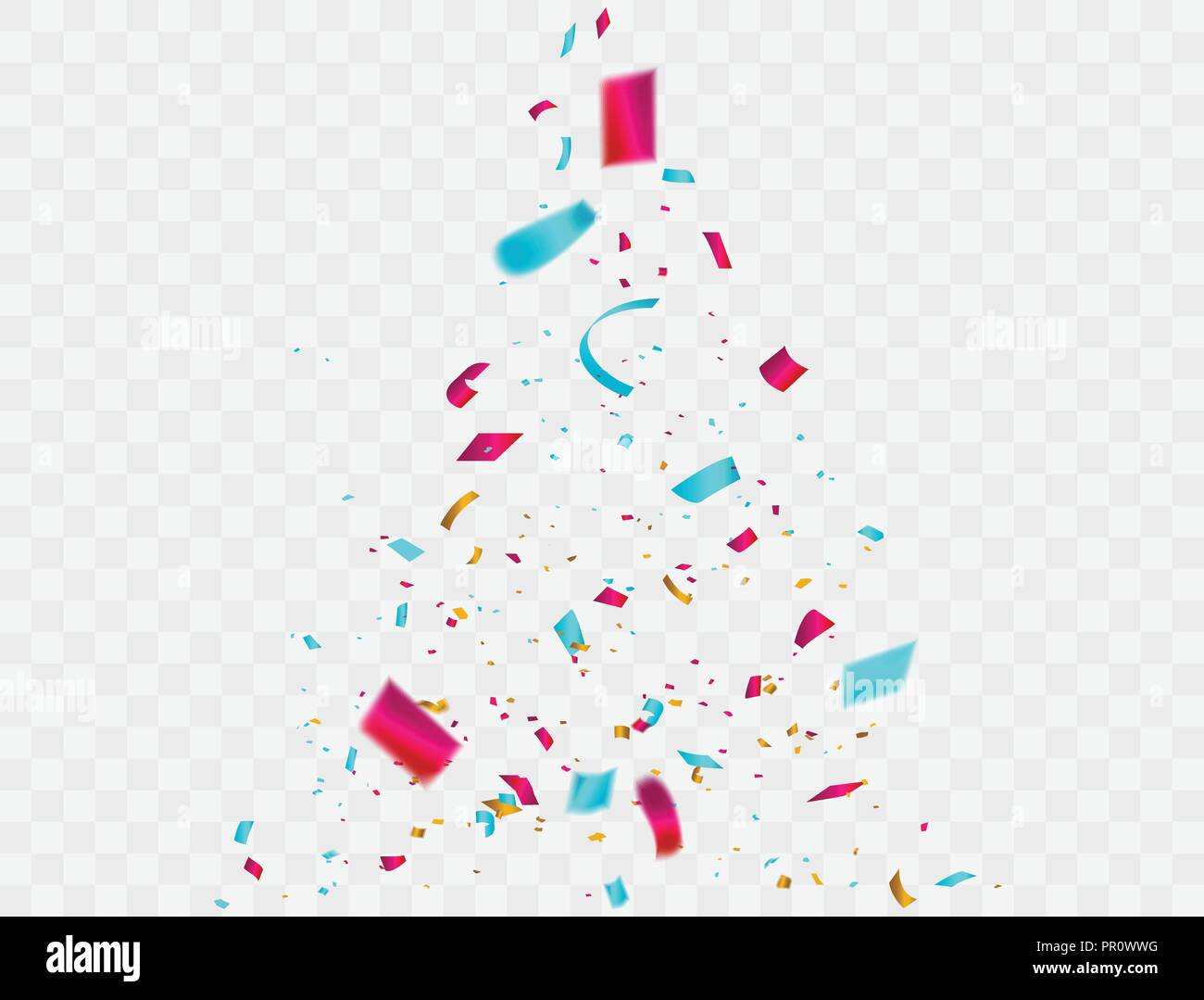 Celebration background template with confetti Colorful ribbons. luxury greeting rich card Stock ...