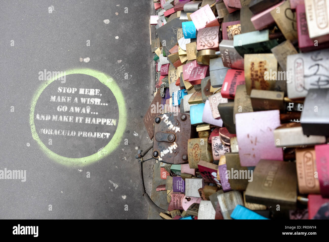 The Hohenzollern Love Lock Bridge in Cologne, Germany Stock Photo - Alamy
