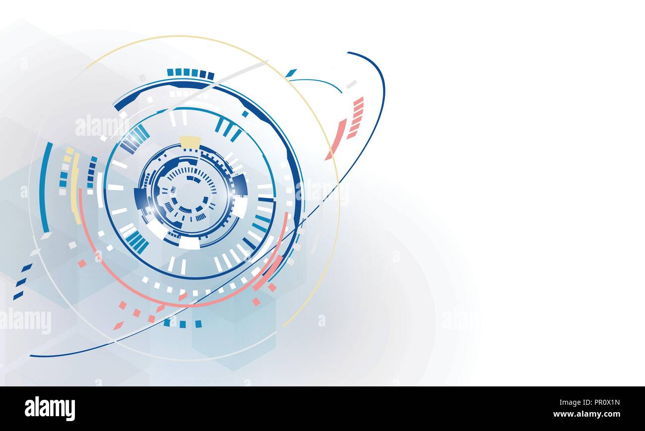 Big Data Connection Complex Network Design Technology Abstract Background Science Stock Vector