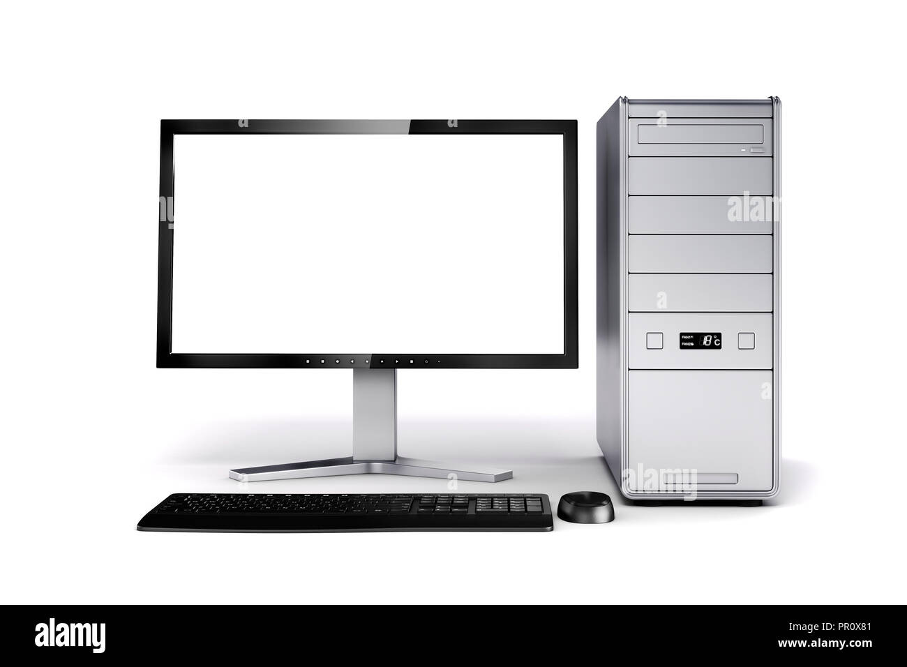 3d computer desktop Stock Photo - Alamy