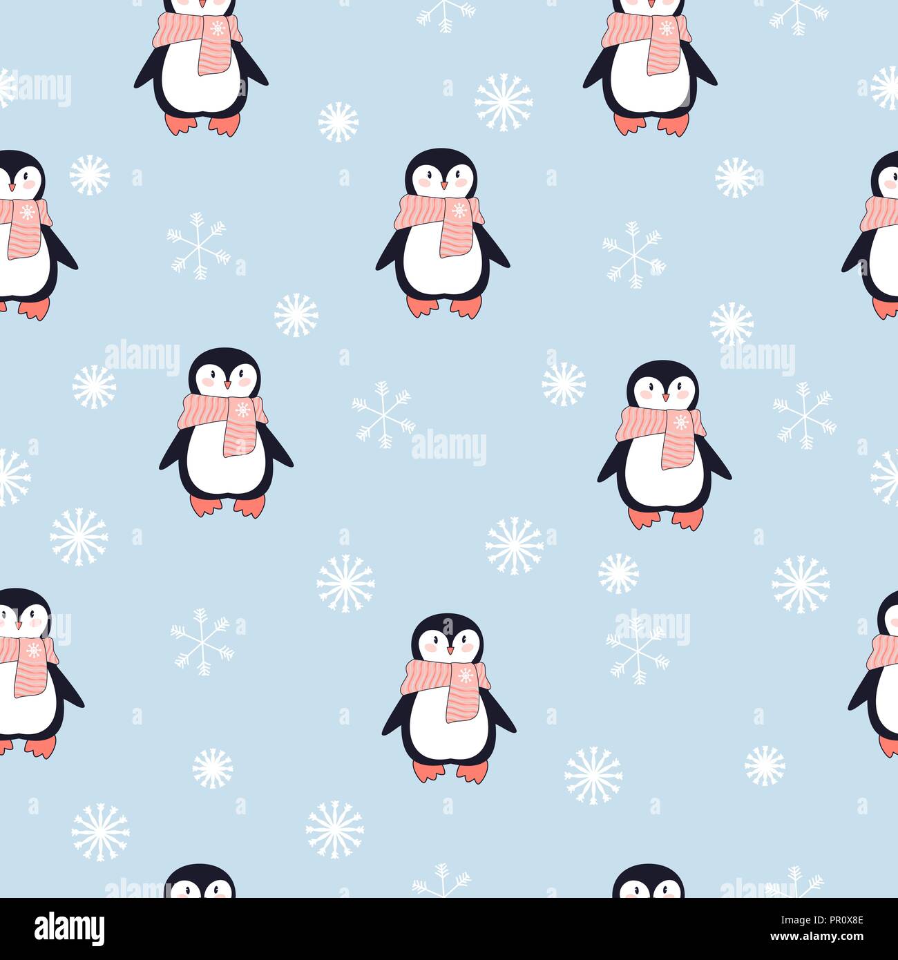 Cute penguins Stock Vector Images - Alamy