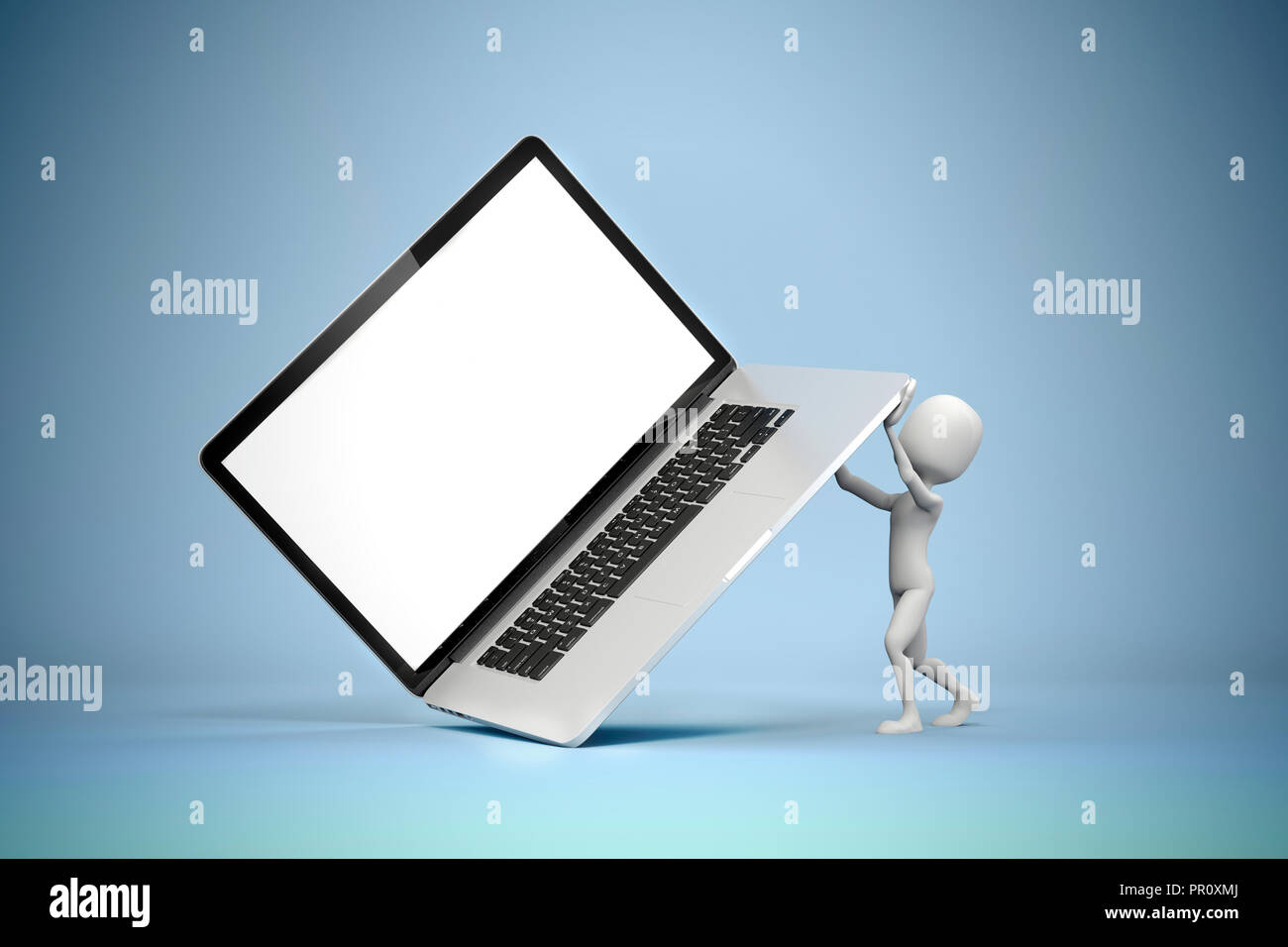 Big laptop hi-res stock photography and images - Alamy