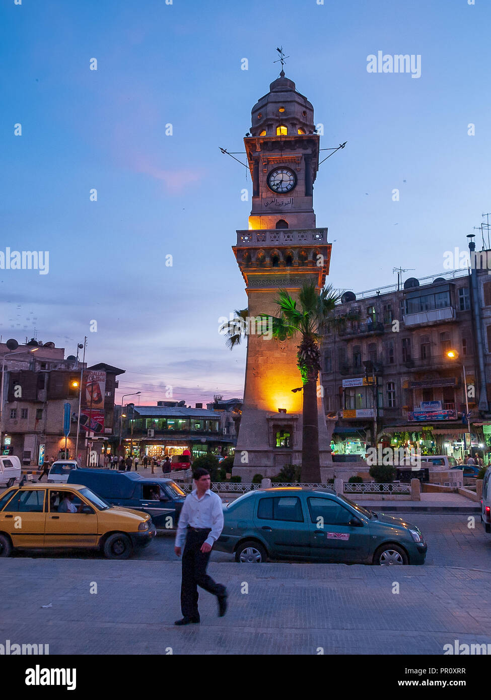 Bab al-Faraj Clock Tower. Aleppo, Syria Stock Photo - Alamy