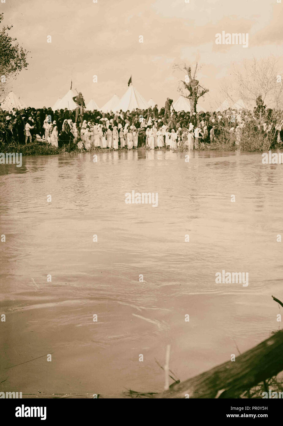 Road to Jericho, Jordan, etc. Russian pilgrims awaiting Epiphany ...