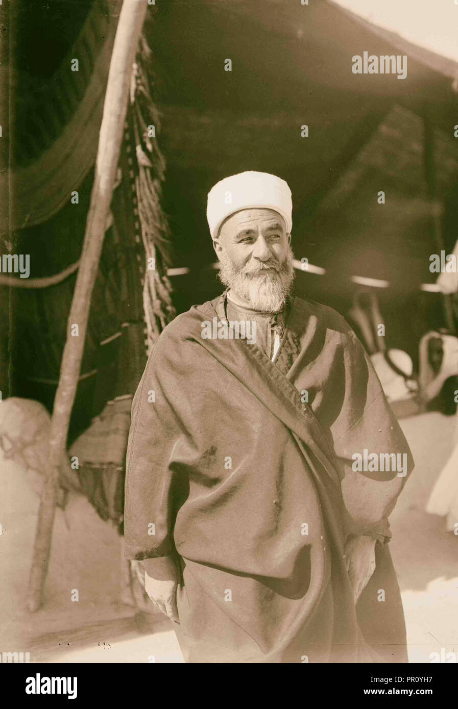 Druze sheikh. 1900 Middle East Stock Photo - Alamy