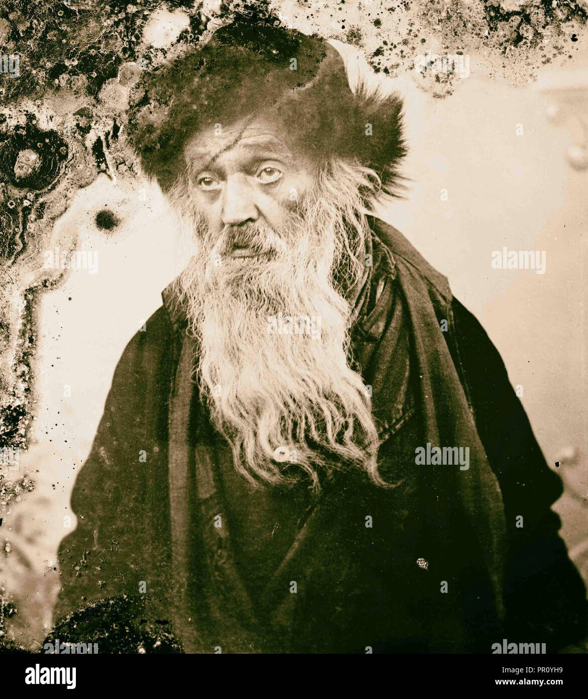 Jewish rabbi 1900, Jerusalem, Israel Stock Photo - Alamy