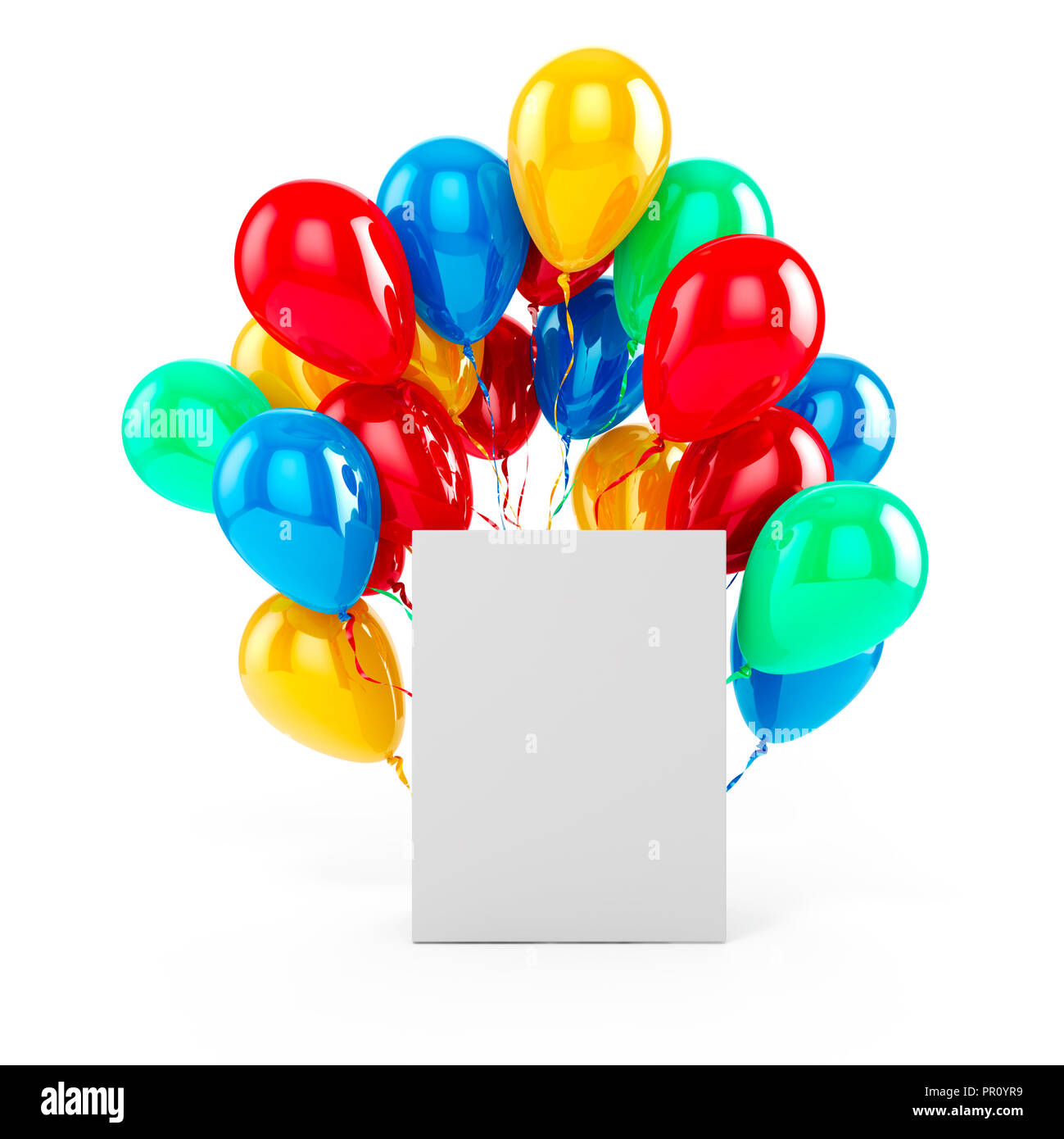 3d balloons hi-res stock photography and images - Alamy