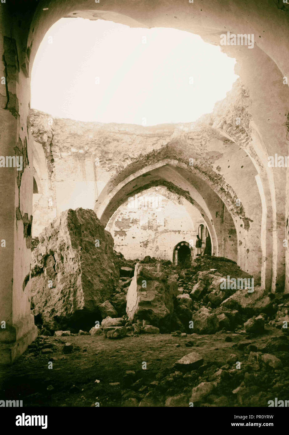 Southern Palestine. Ruins at Gaza. 1900, Gaza Strip Stock Photo - Alamy