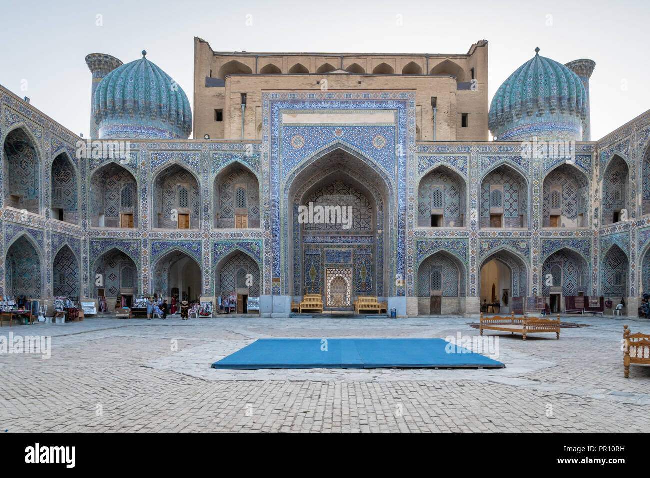 Samarkand, Uzbekistan - September, 2018: The Registan square in ...