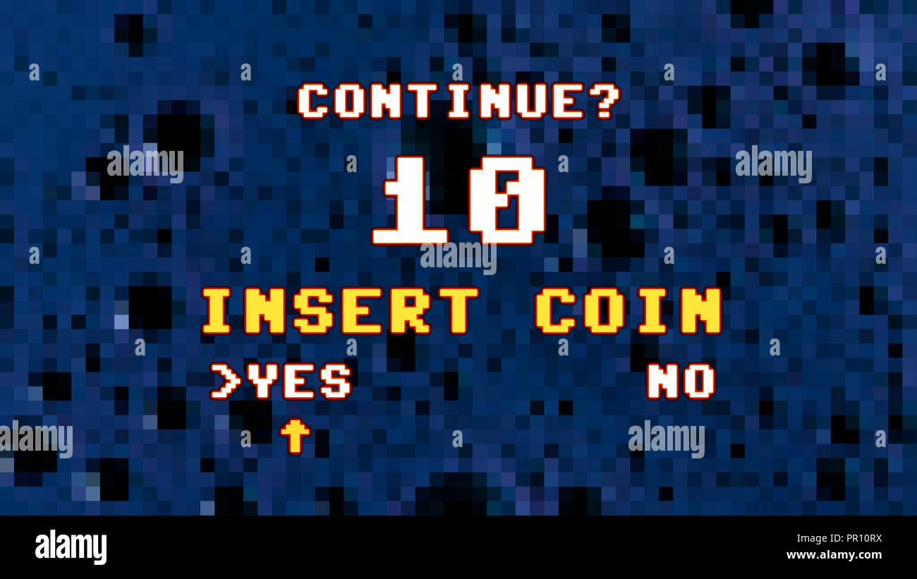 Vintage arcade screen hi-res stock photography and images - Alamy