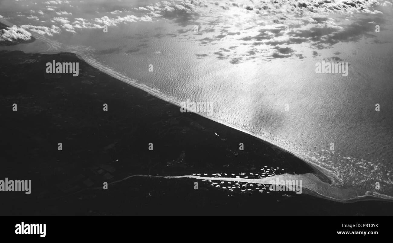 Dover strait aerial Black and White Stock Photos & Images - Alamy