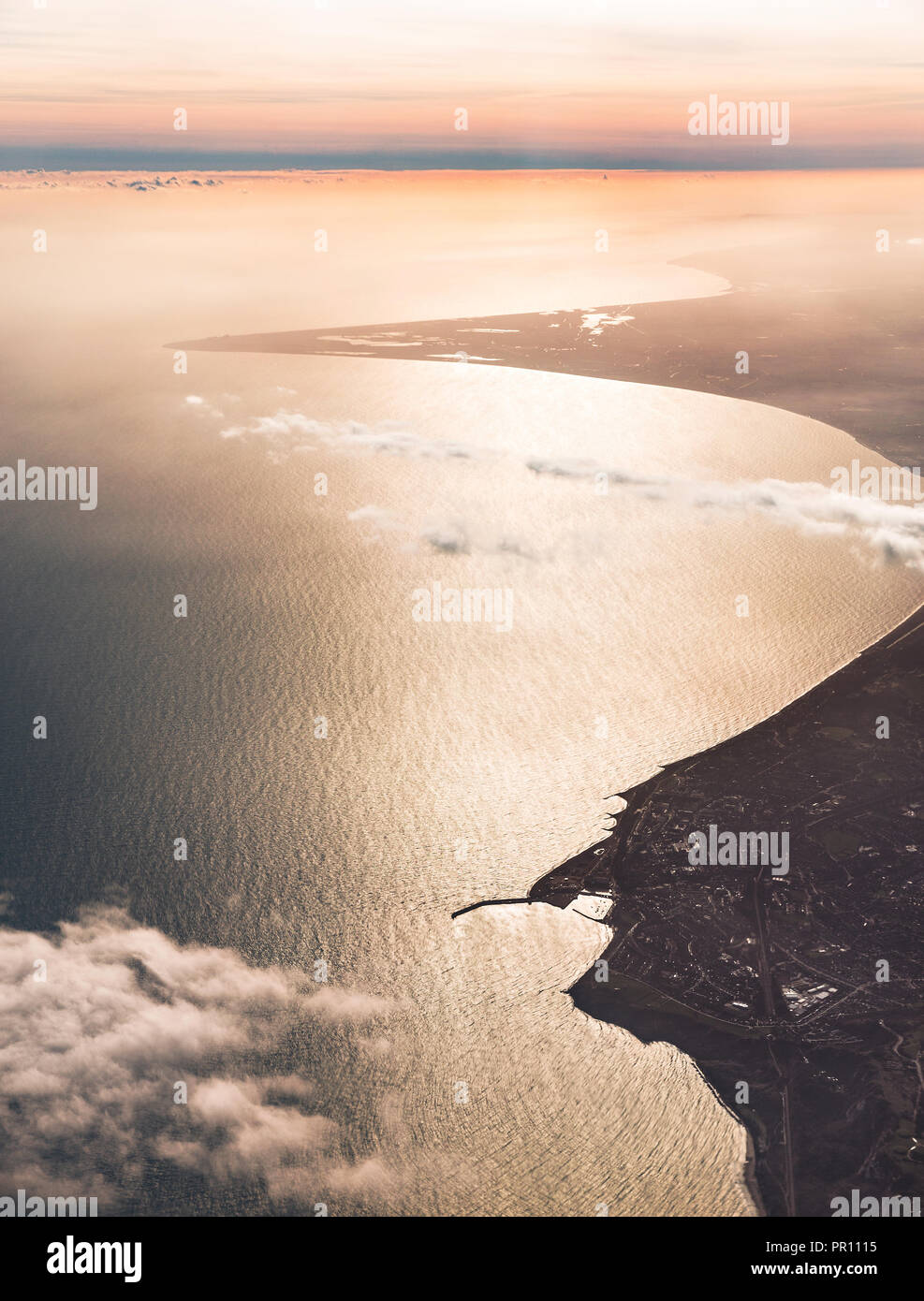 Dungeness headland aerial hi-res stock photography and images - Alamy