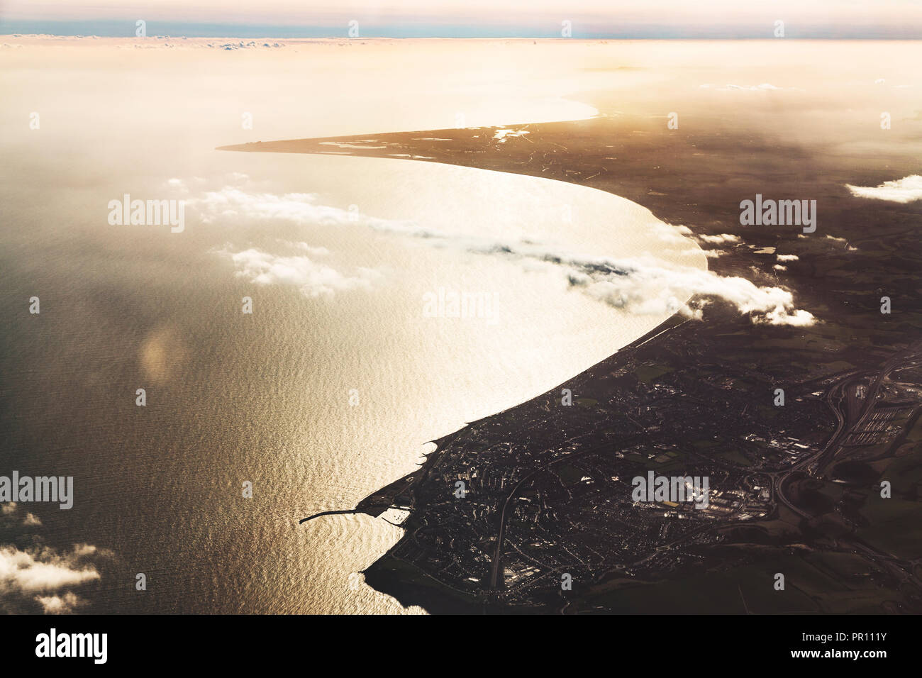 Folkestone kent aerial hi-res stock photography and images - Alamy