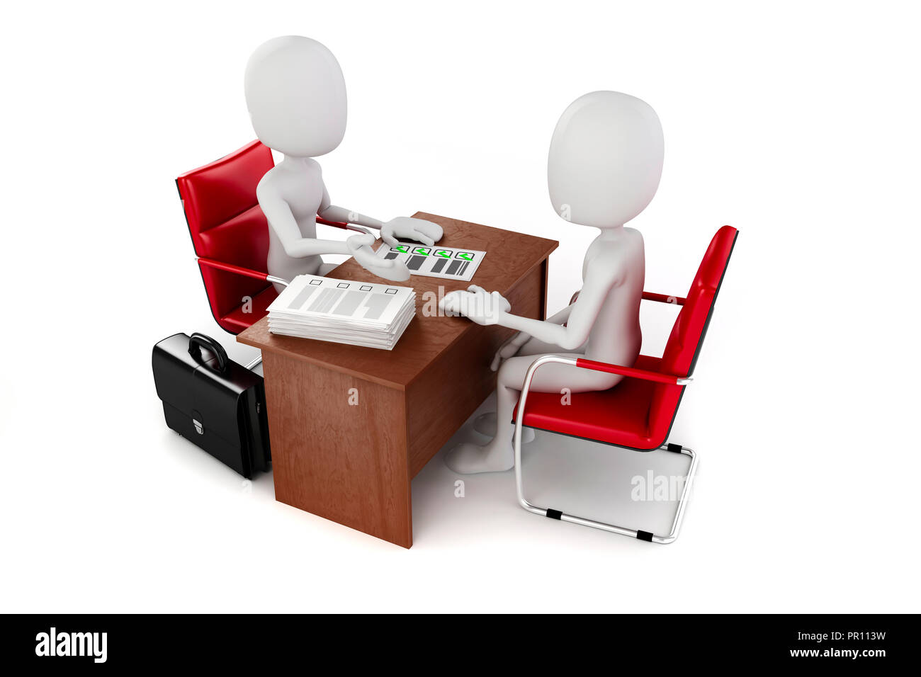 Job interview illustration hi-res stock photography and images - Alamy