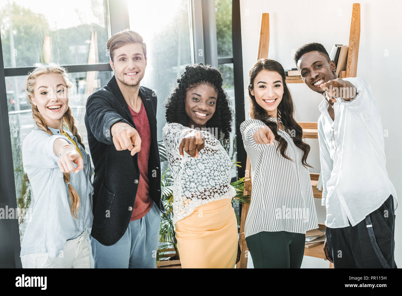 Business people pointing at camera hi-res stock photography and images ...
