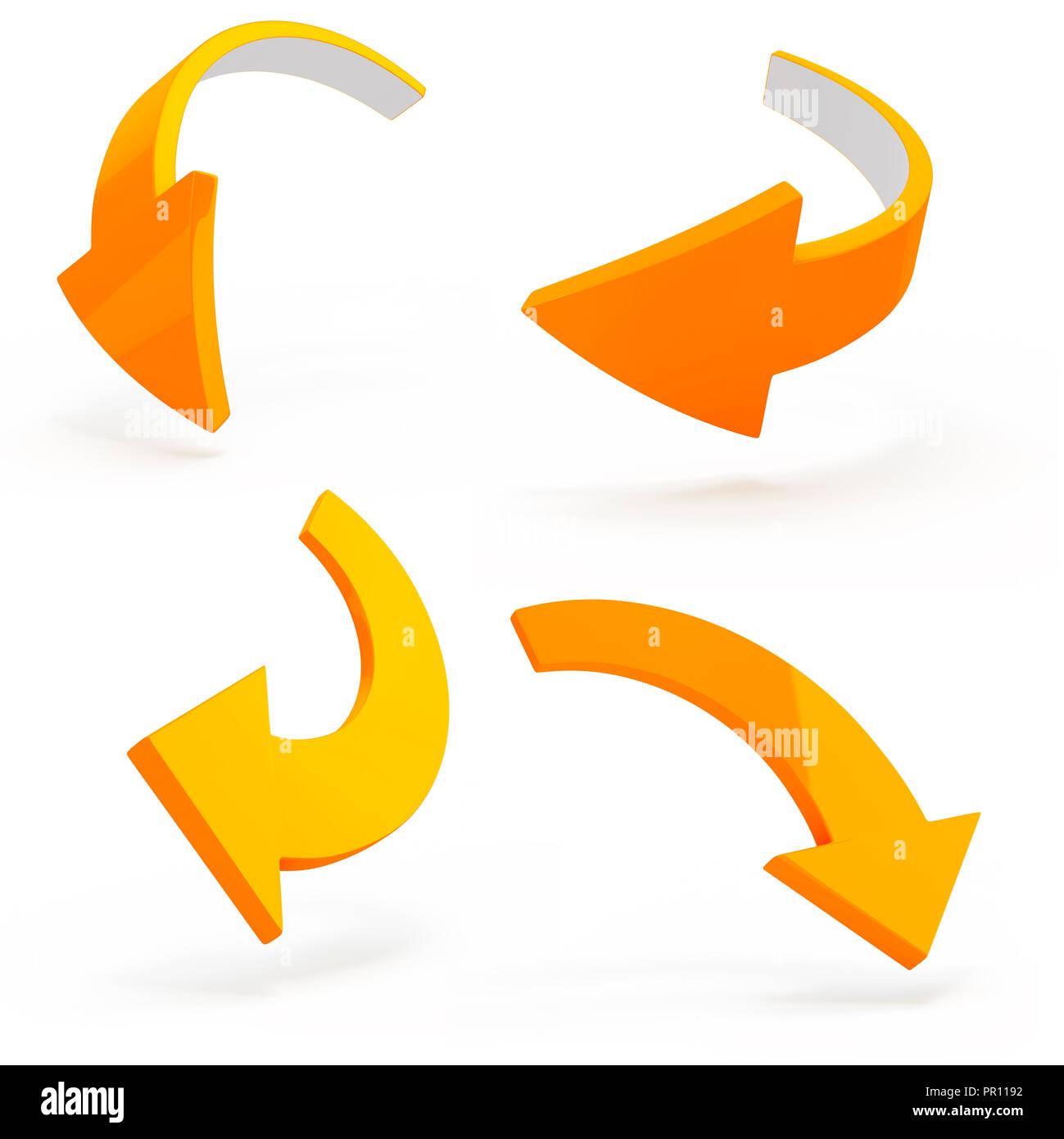 Abstract arrows 3d design Cut Out Stock Images & Pictures - Alamy