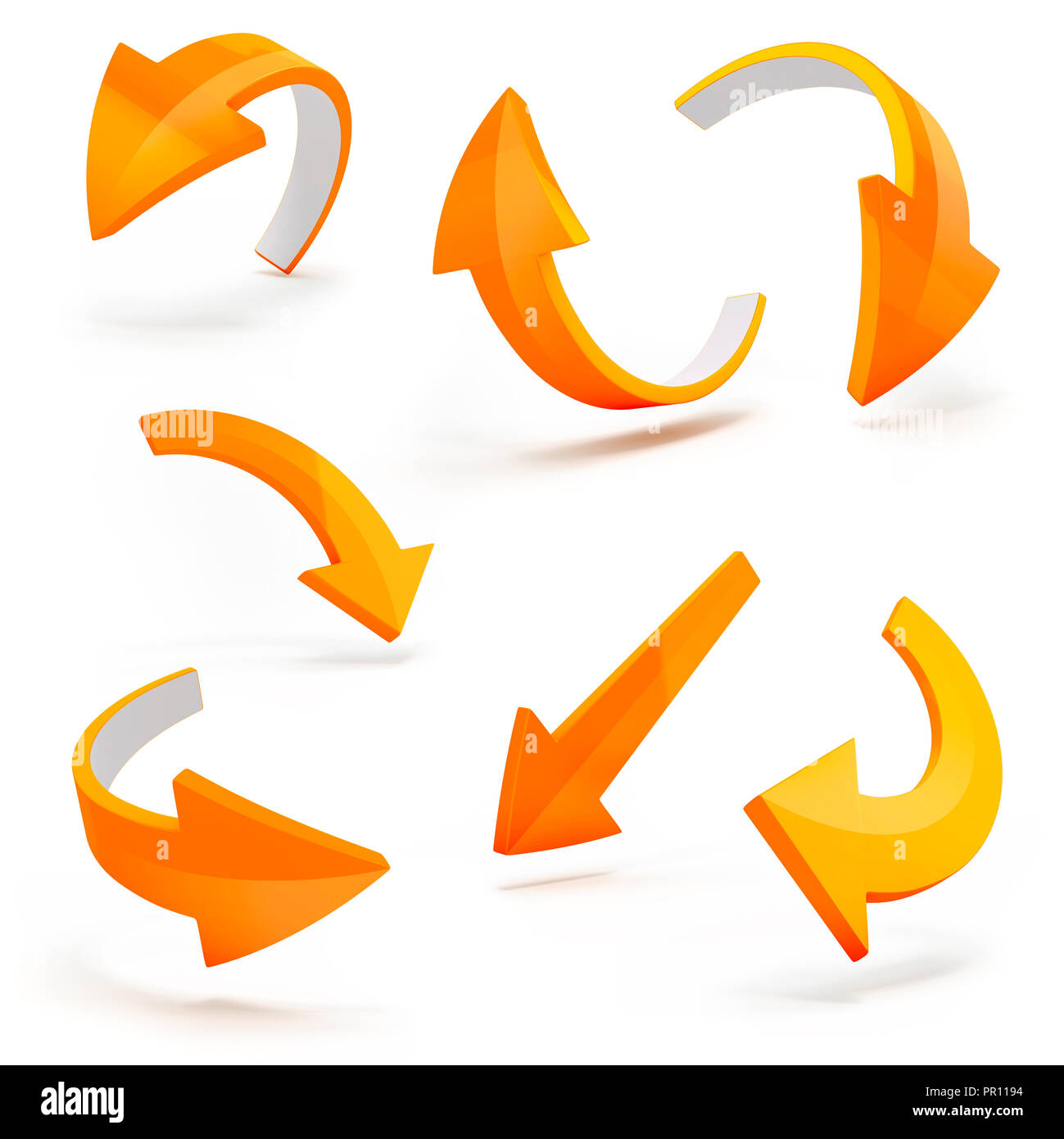 Arrows click icon on Cut Out Stock Images & Pictures - Alamy