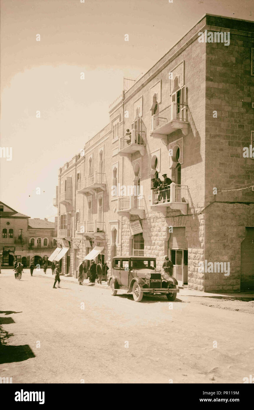 Jerusalem. British homes, embassy Stock Photo - Alamy