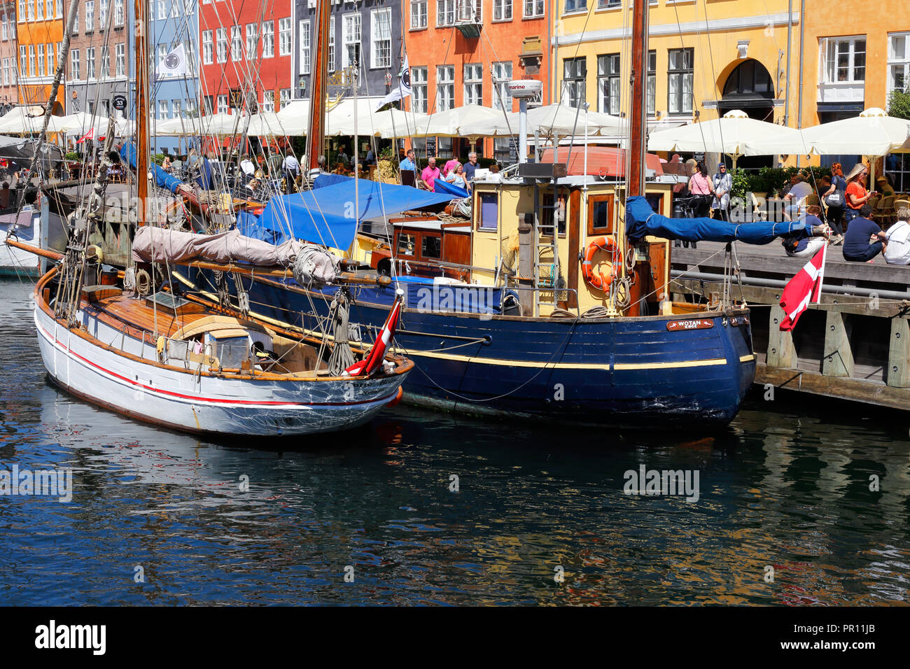 Denmark wooden flag hi-res stock photography and images - Alamy