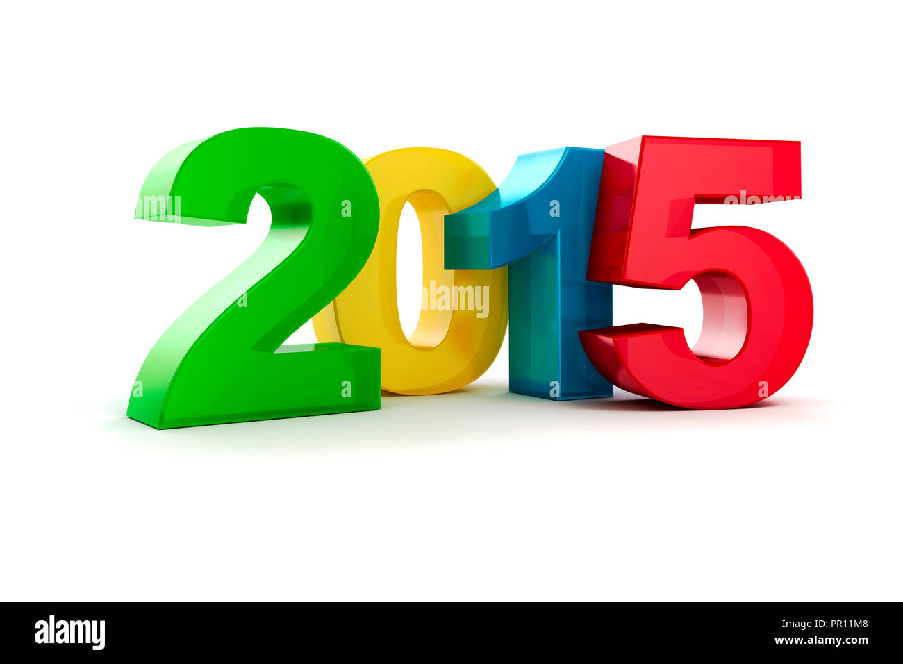 Number 2015 on white hi-res stock photography and images - Alamy