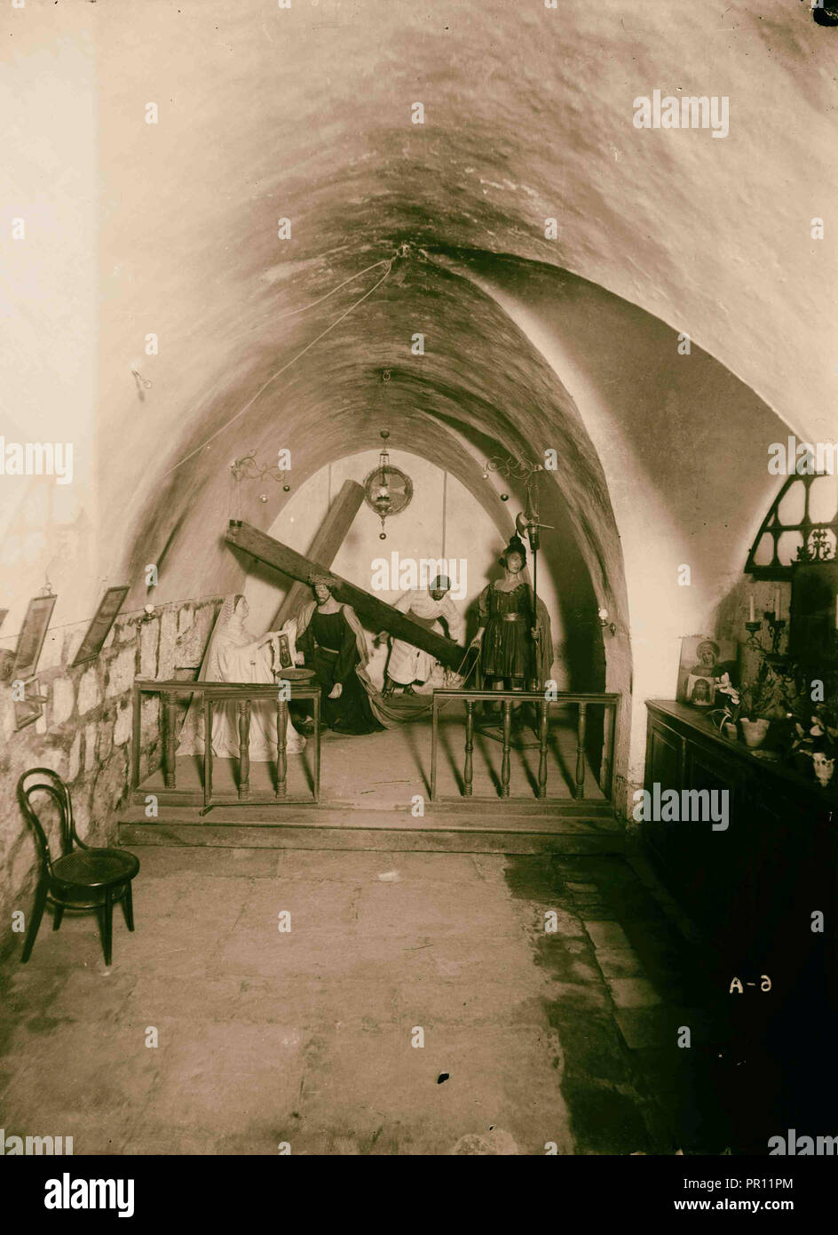 Via Dolorosa, beginning at St. Stephen's Gate. Interior of the house of ...