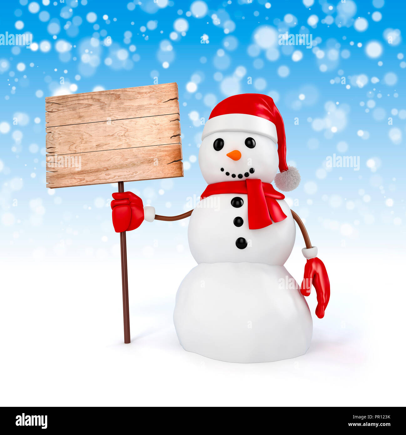 Snowman wooden sign hi-res stock photography and images - Alamy