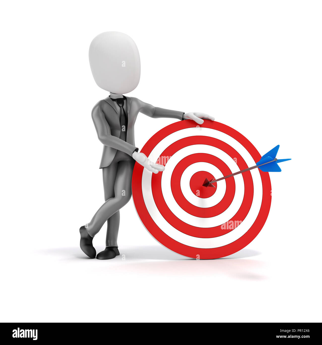 Man board white arrows hi-res stock photography and images - Alamy