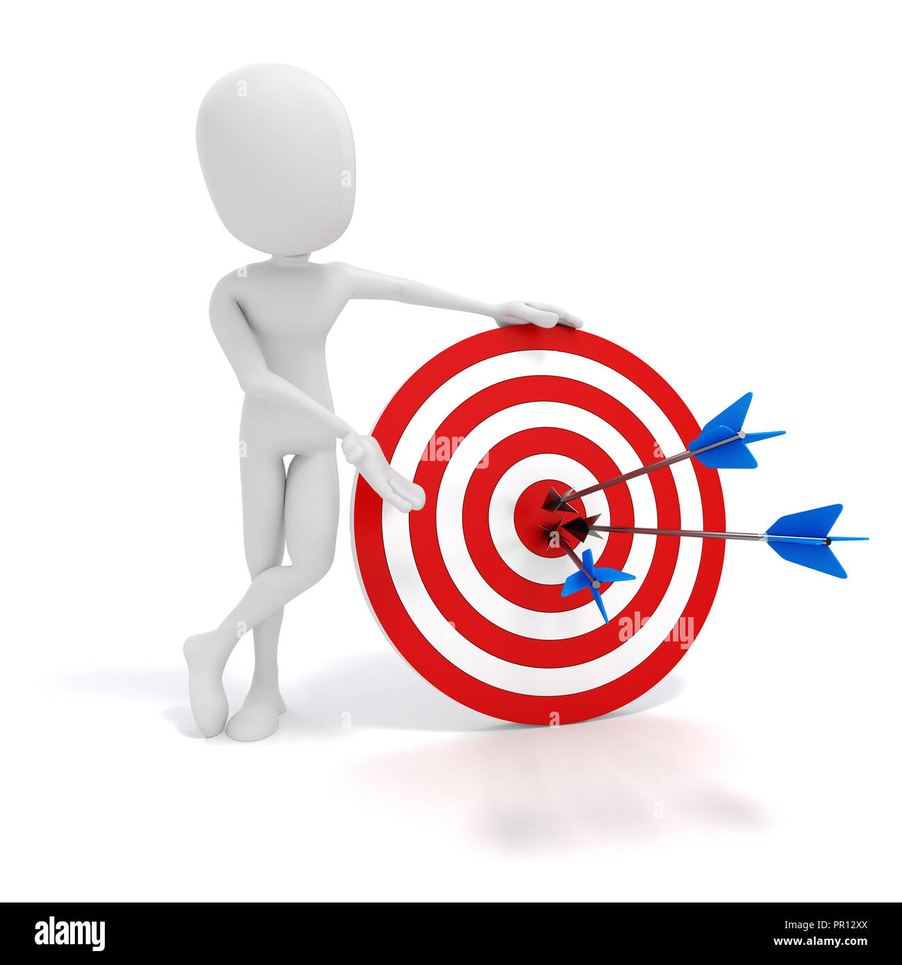 Archery game shooting arrows Cut Out Stock Images & Pictures - Alamy