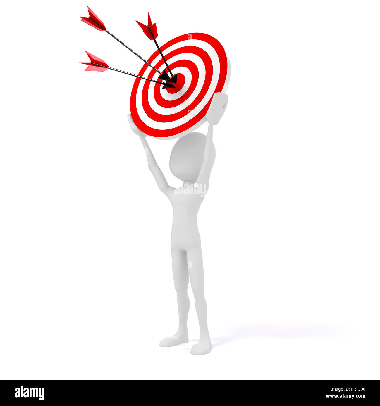 Archery archer target Cut Out Stock Images & Pictures - Alamy