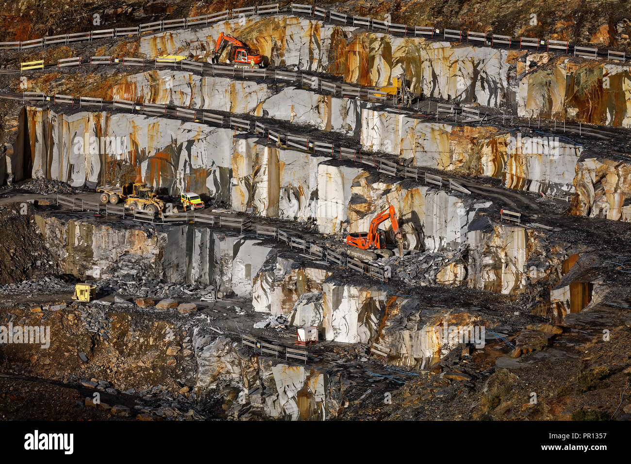 Delabole slate quarry,Delabole slate,Slate mining Stock Photo - Alamy