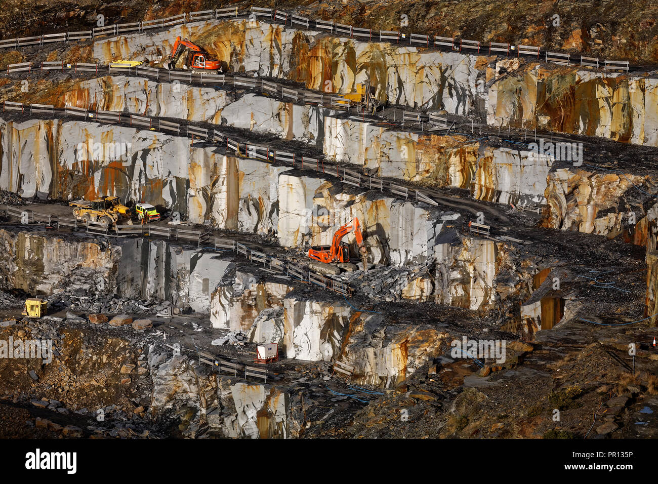 Delabole slate quarry,Delabole slate,Slate mining Stock Photo - Alamy