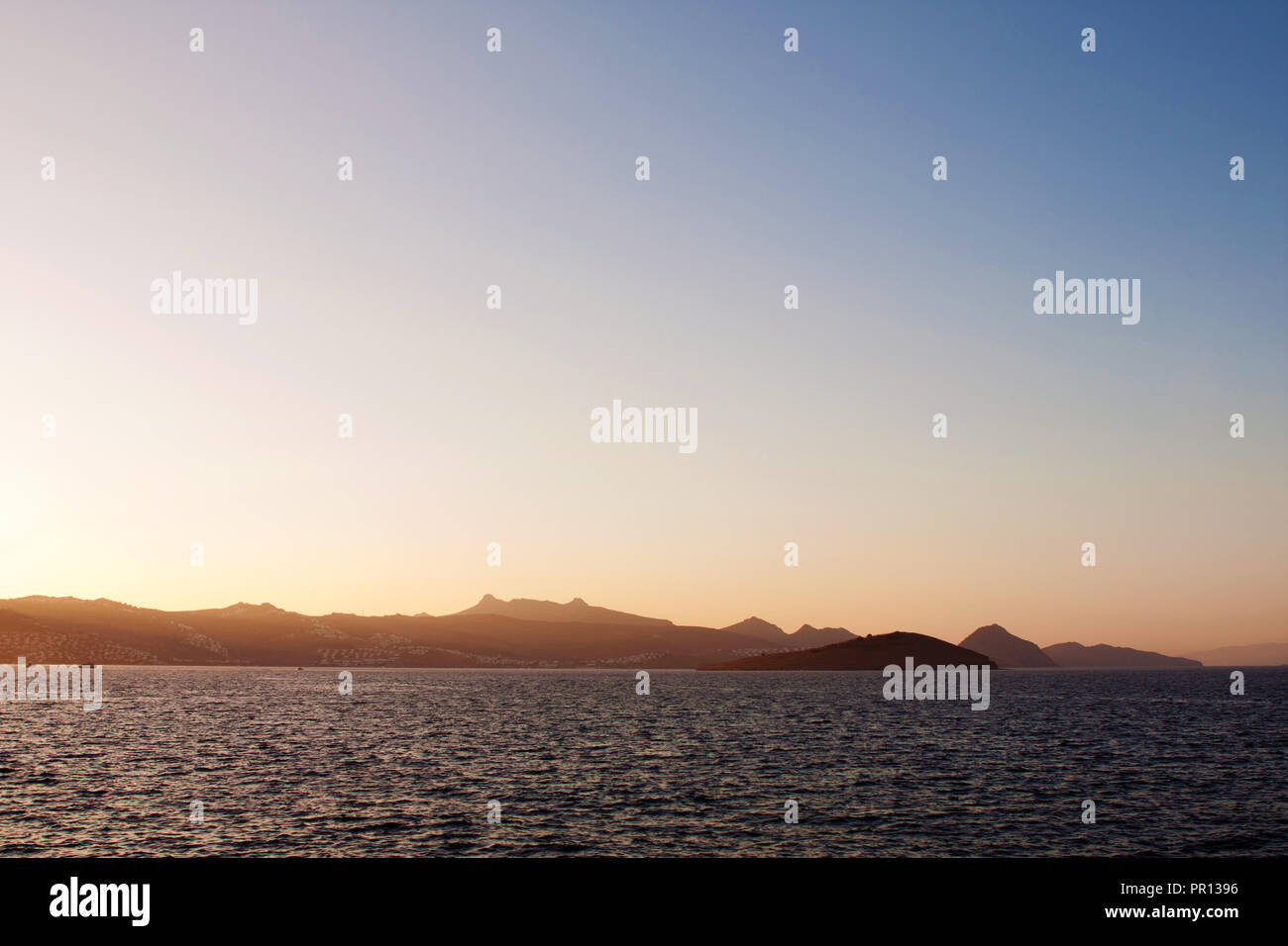 Beautiful mediterranean sea sunset hi-res stock photography and images ...