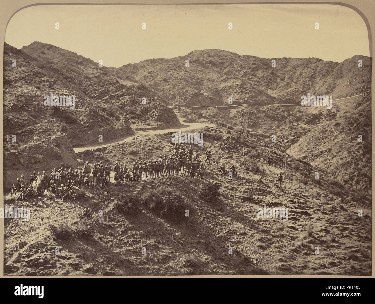 British soldiers in desert; John Burke, British, active 1860s - 1870s ...