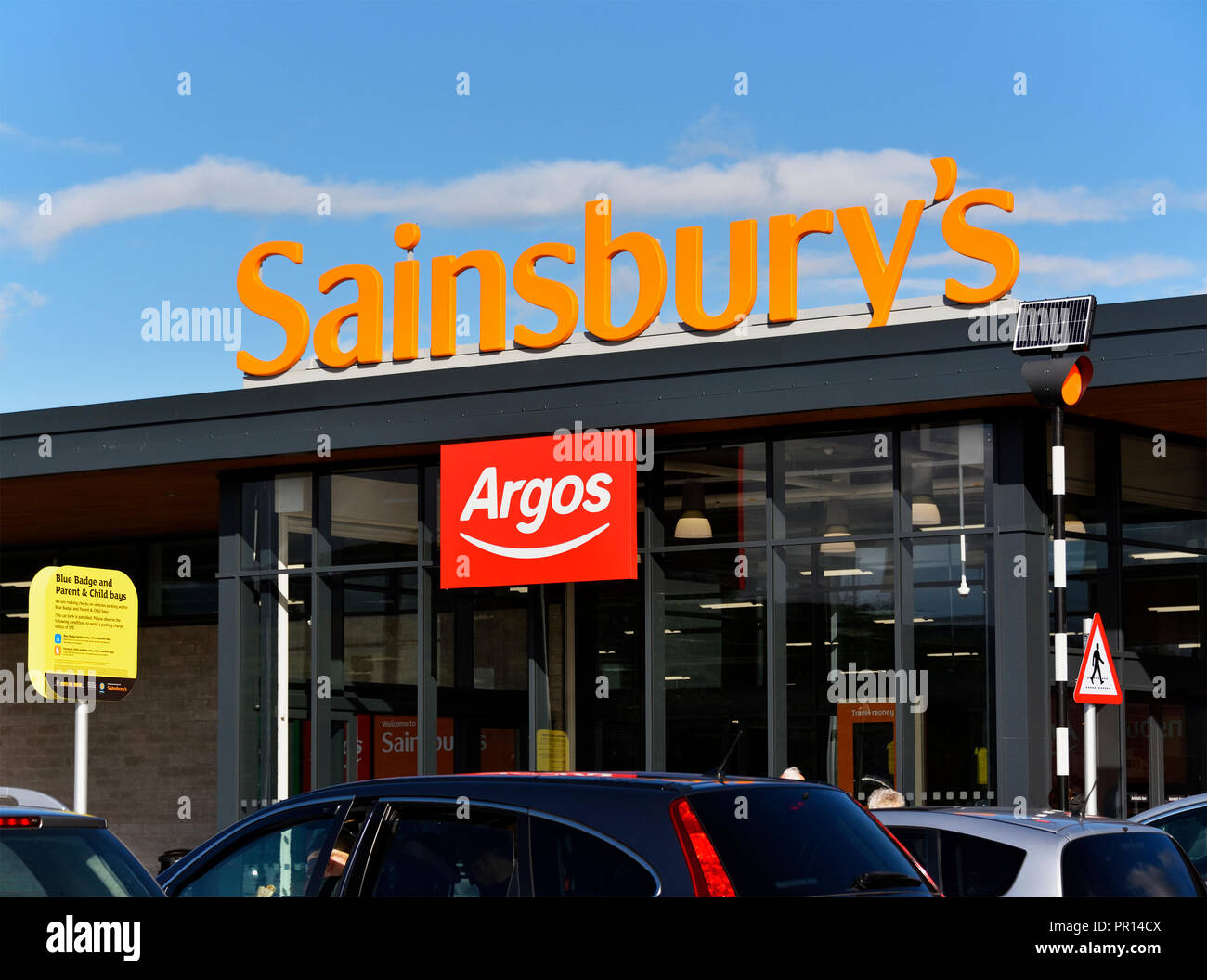 Sainsbury's and Argos Supermarket. Shap Road, Kendal, Cumbria, England ...