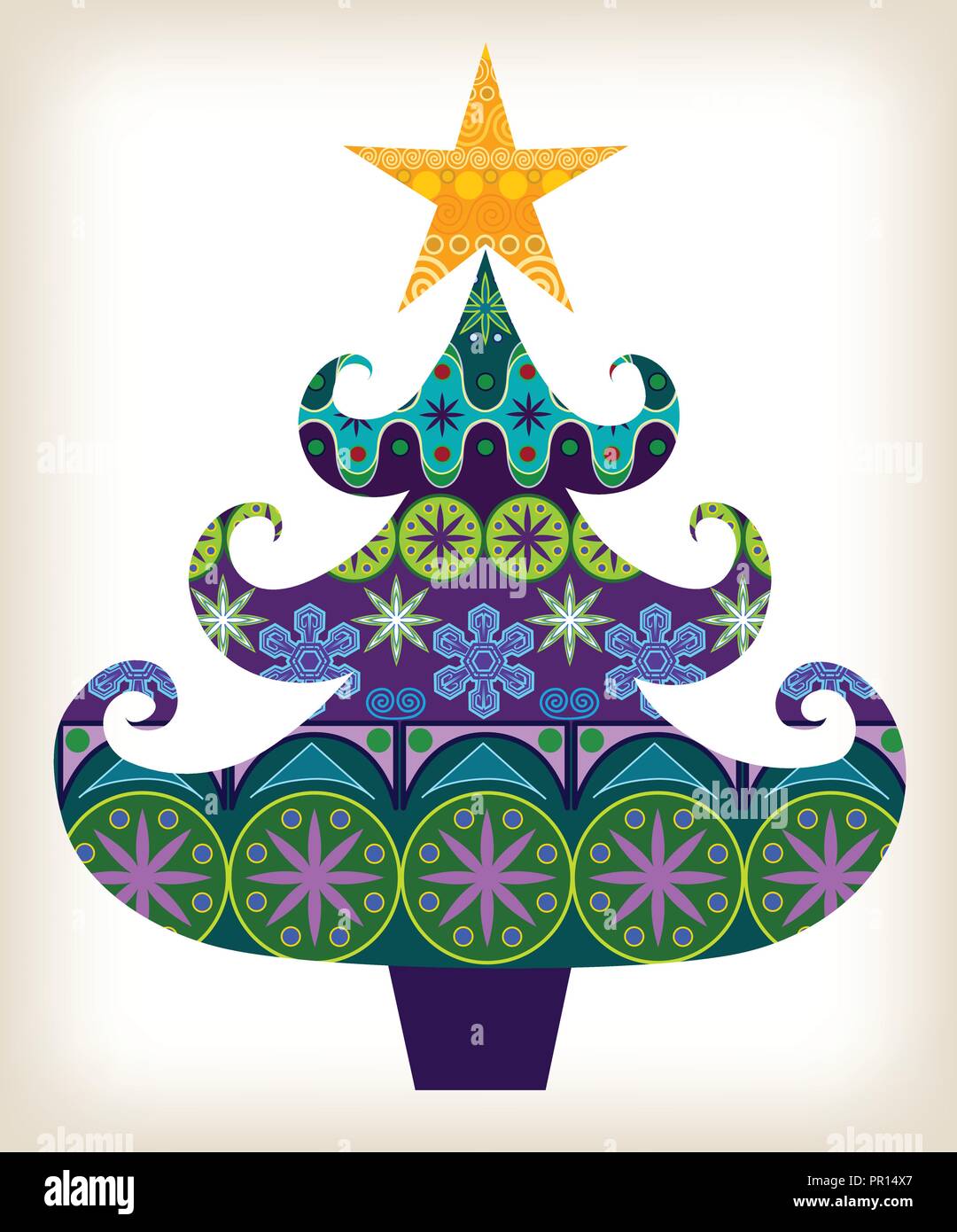 Christmas Tree Design Stock Vector Image & Art - Alamy