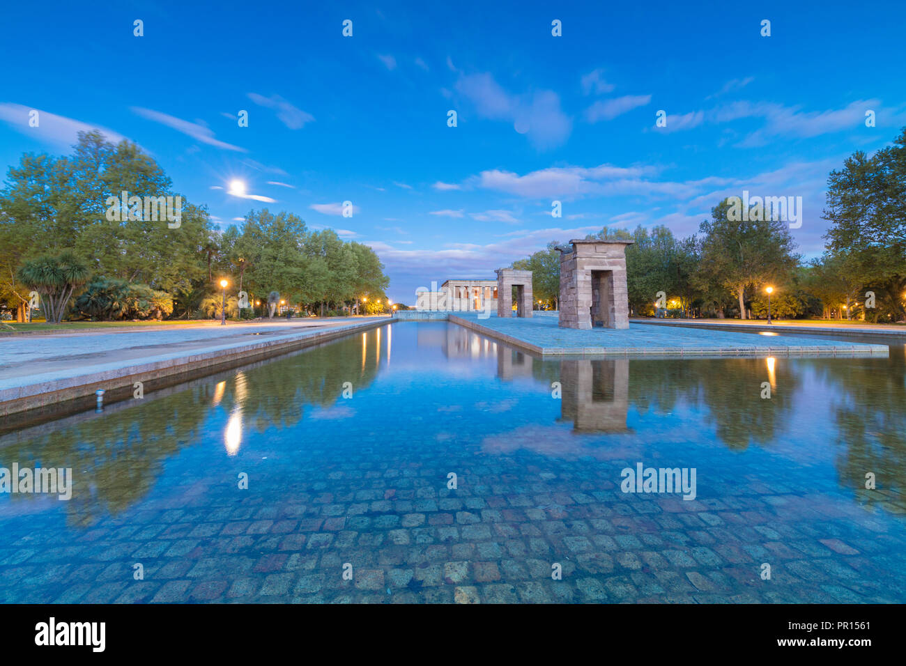 Egyptian Temple of Debod (Templo de Debod), Parque del Oeste, Madrid ...