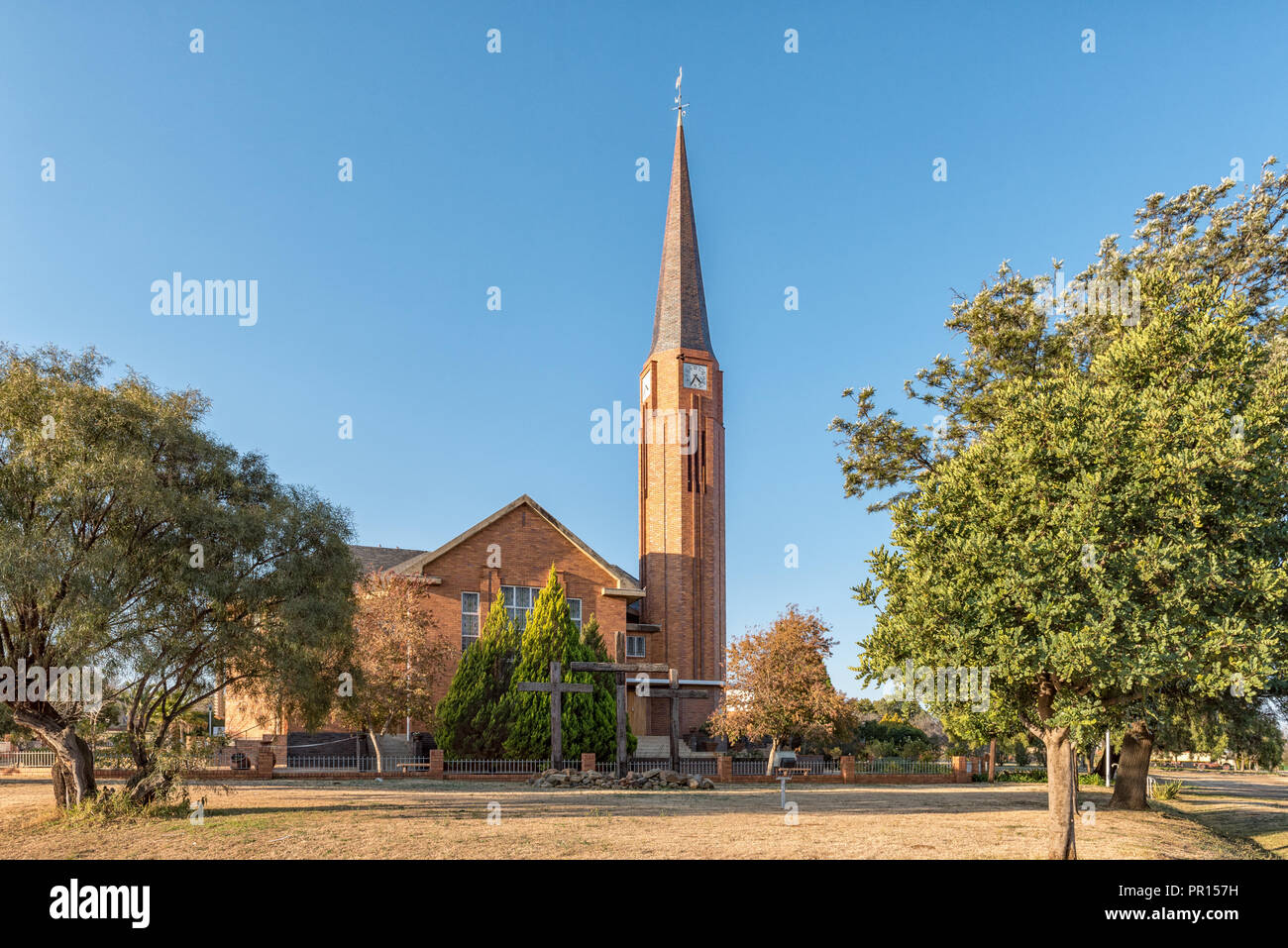 BRANDFORT, SOUTH AFRICA, AUGUST 2, 2018: The Dutch Reformed Church ...