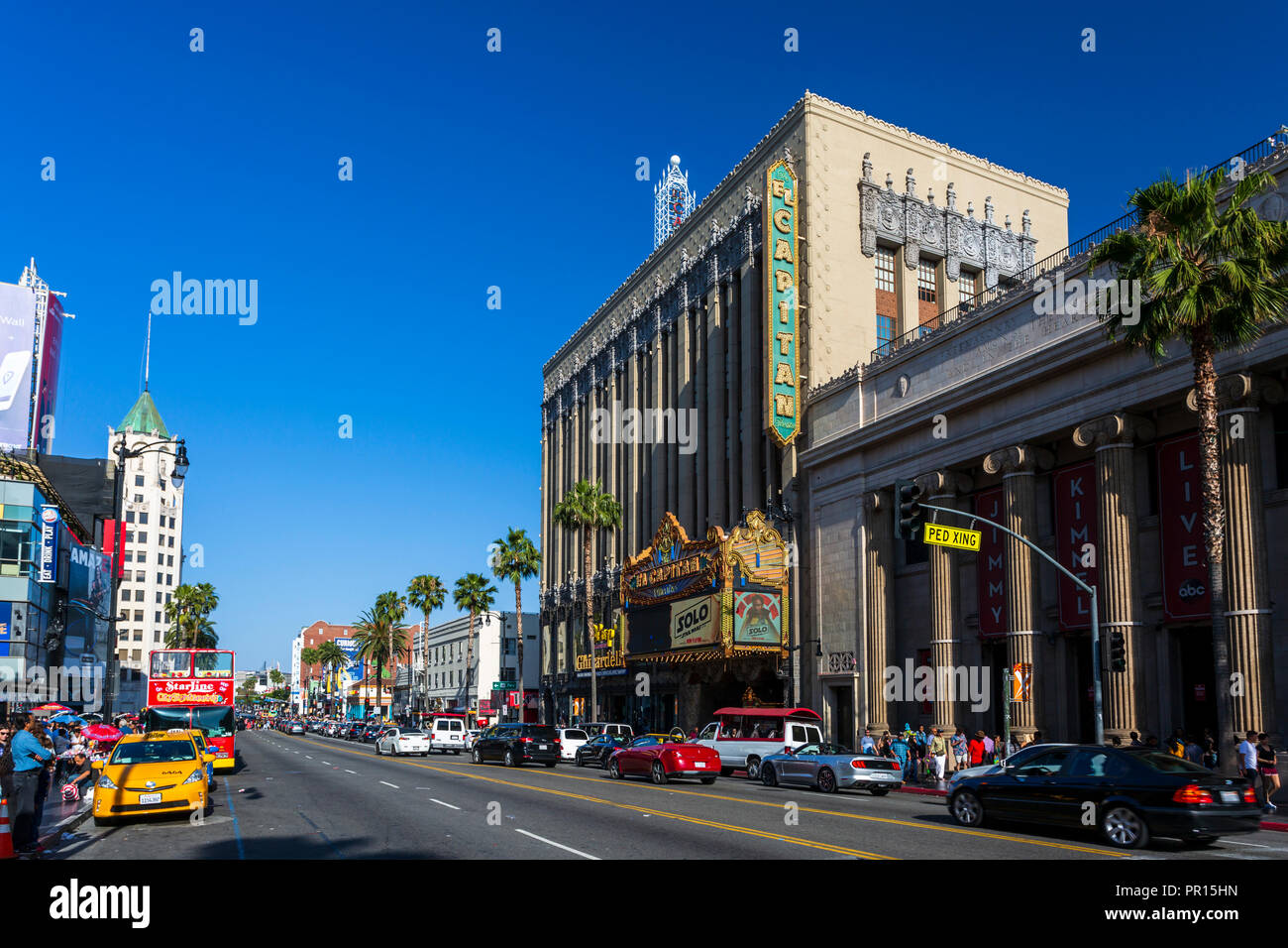Hollywood Boulevard, Hollywood, Los Angeles, California, United States ...