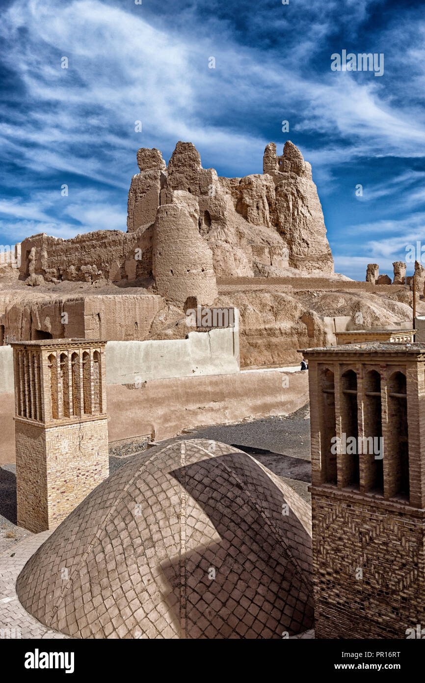 Narenj citadel, Nain city, Isfahan Province, Iran, Middle East Stock ...