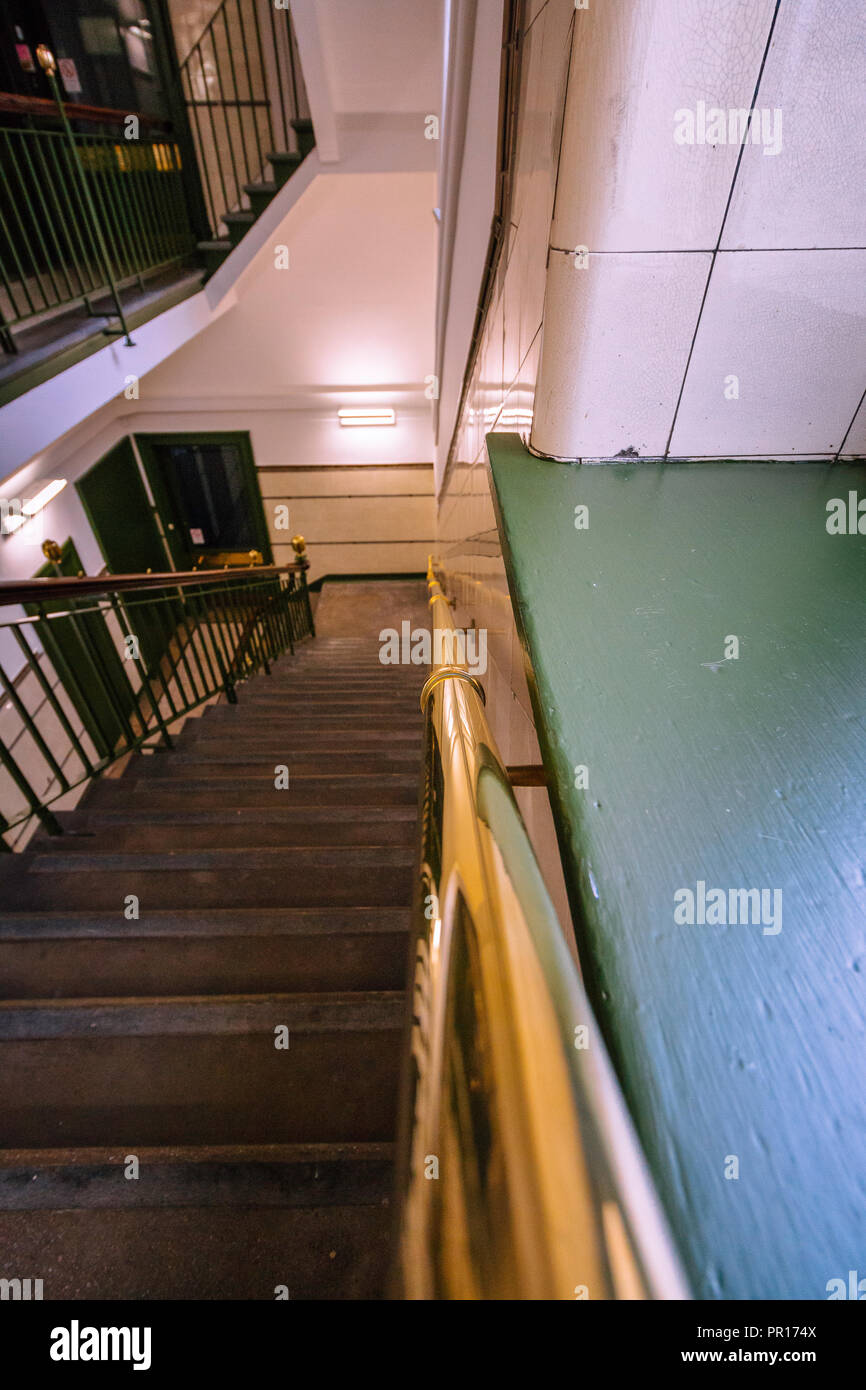 The Merchants House of Glasgow Scotland Staircase Stock Photo - Alamy