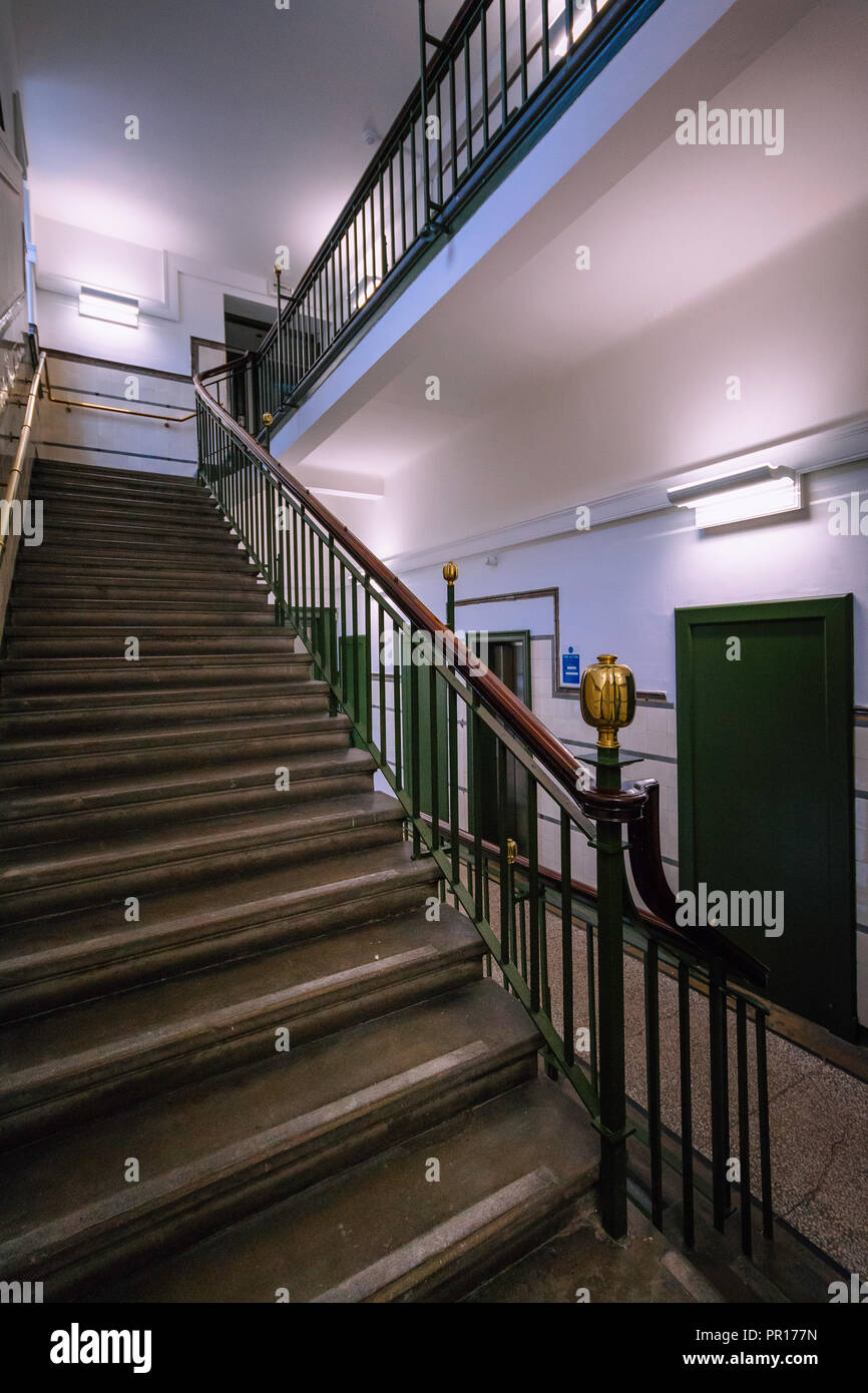 The Merchants House of Glasgow Scotland Staircase Stock Photo - Alamy