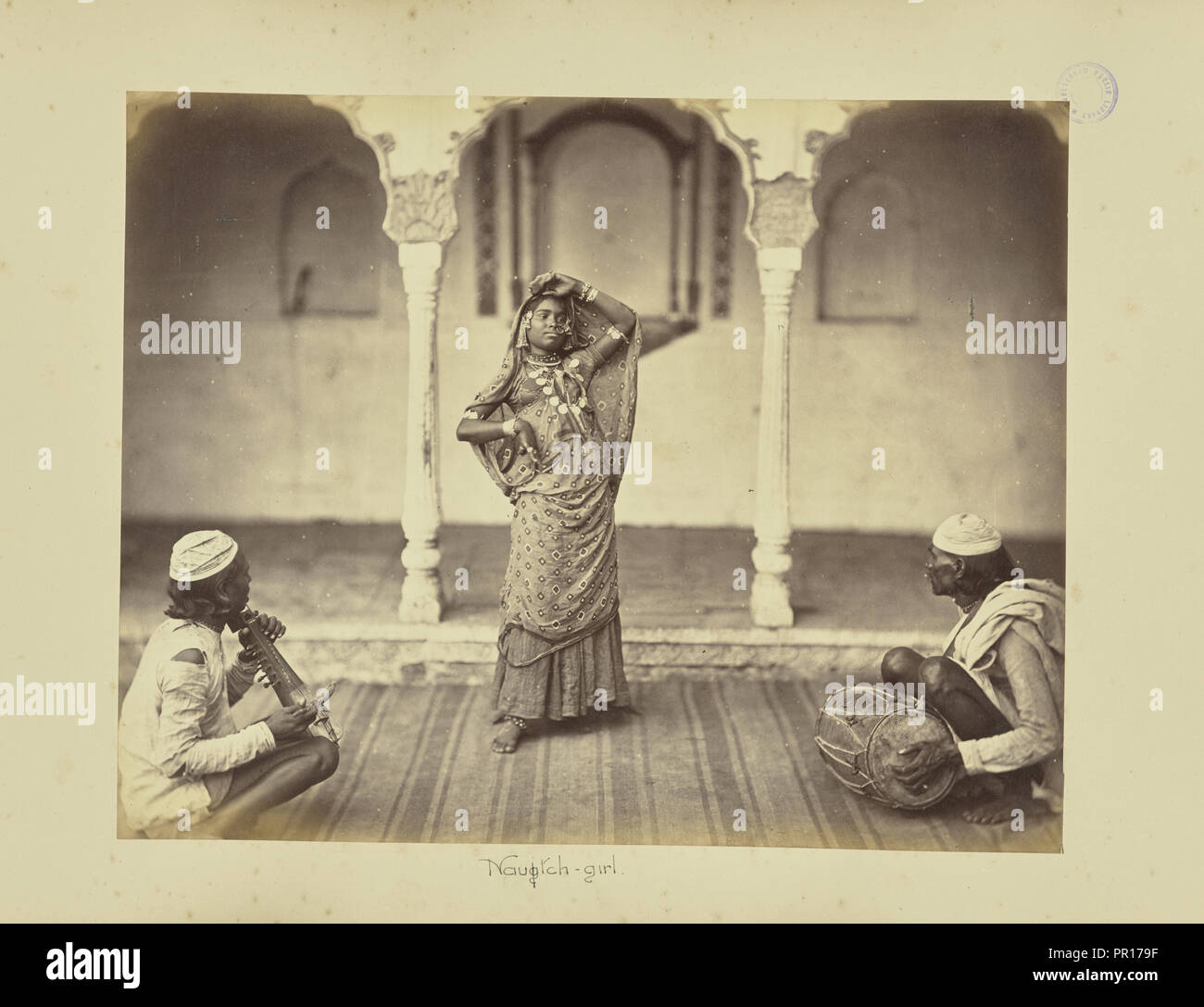 Nautch - girl; Charles Shepherd, English, active 1858 - 1878, India ...