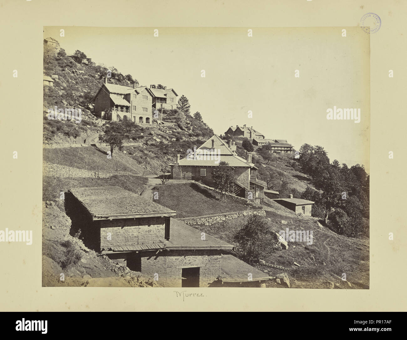 Murree; Houses on the Kashmir Road; Samuel Bourne, English, 1834 - 1912 ...