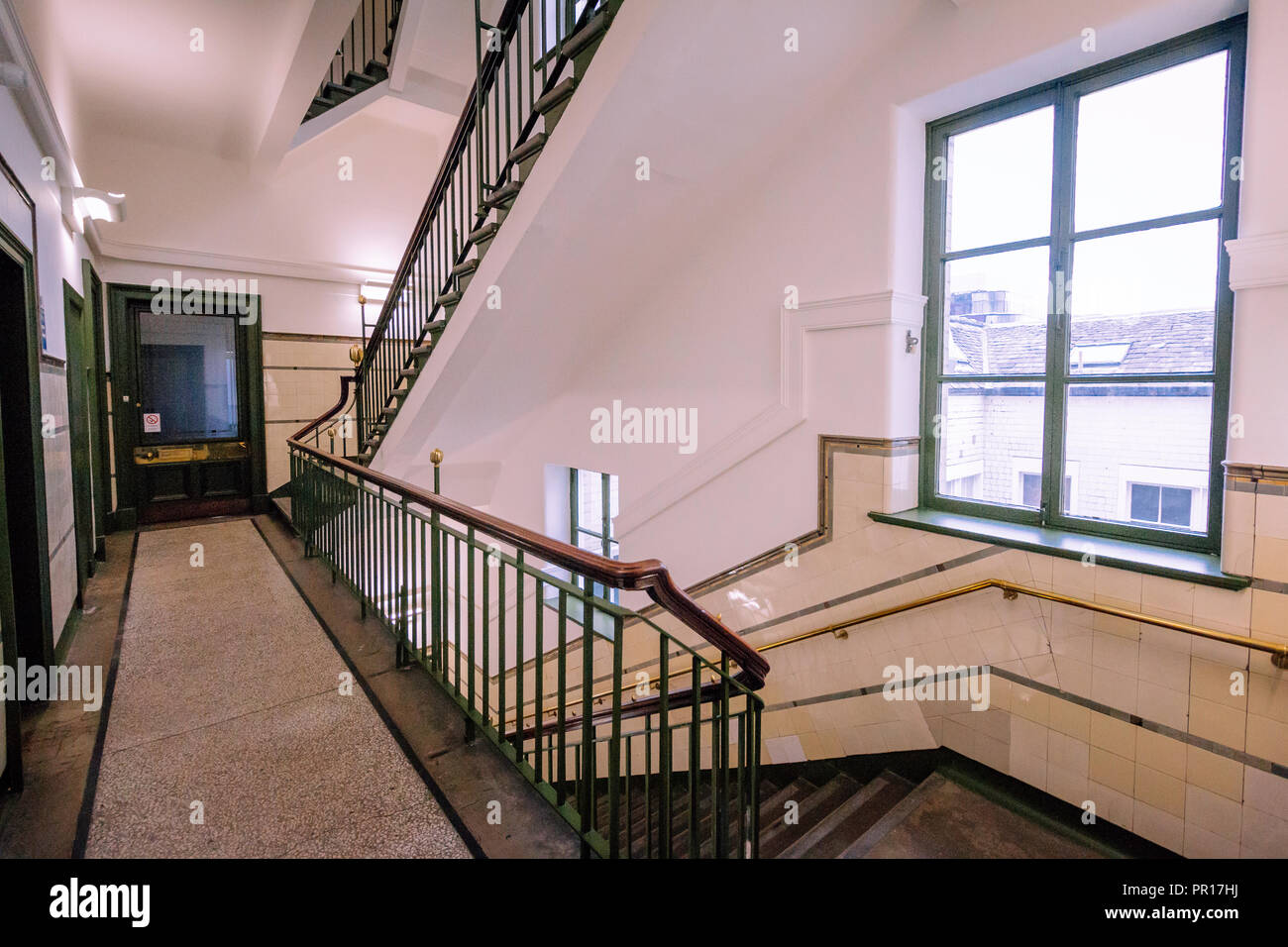 The Merchants House of Glasgow Scotland Staircase Stock Photo - Alamy