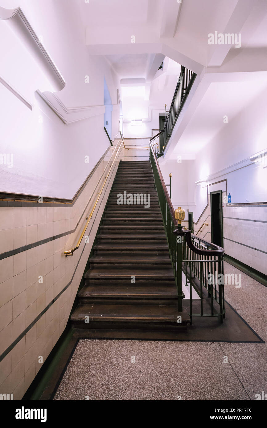 The Merchants House of Glasgow Scotland Staircase Stock Photo - Alamy