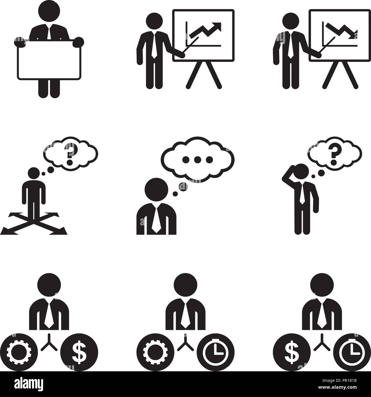 Business man businessman executive Stock Vector Images - Alamy