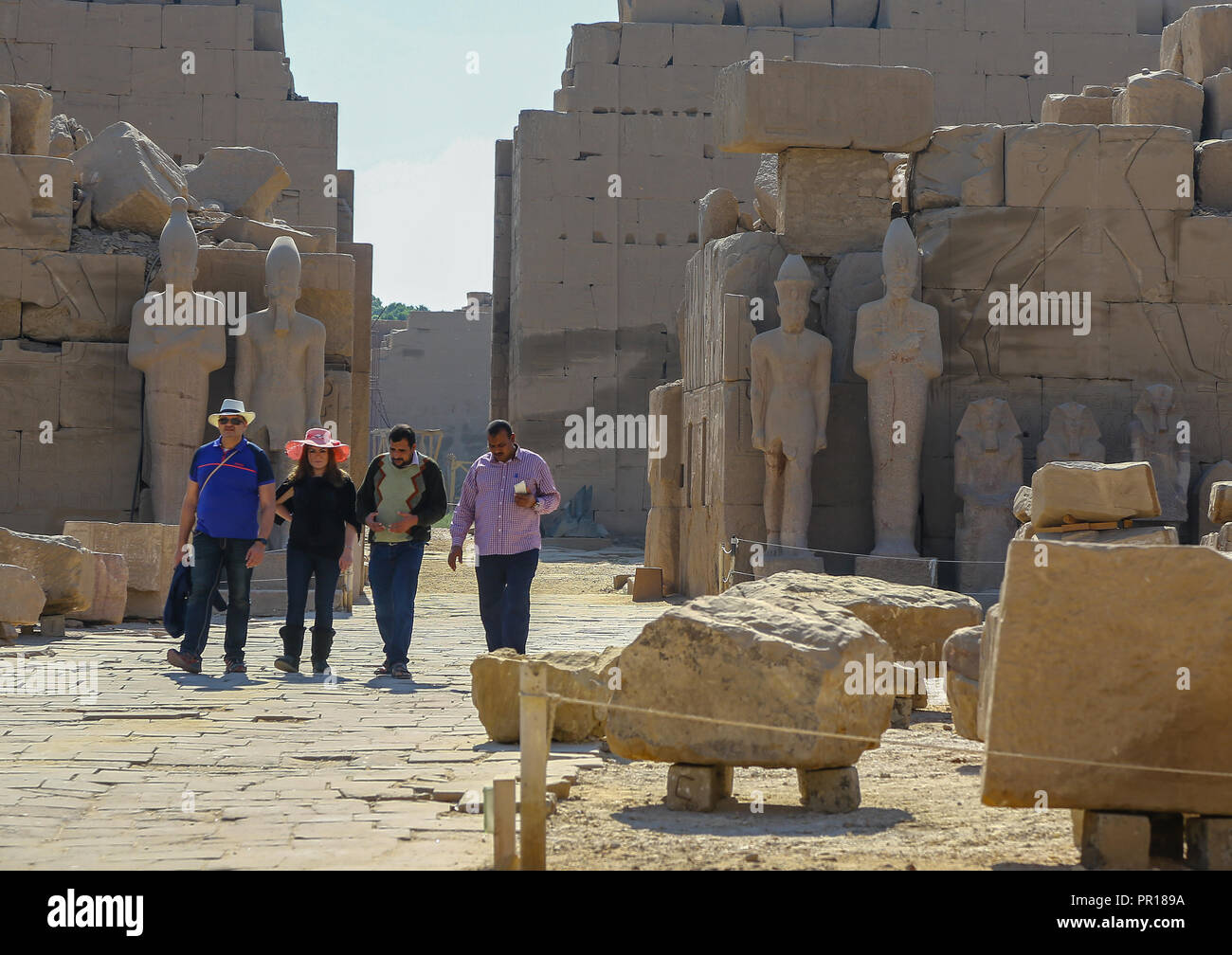 The Karnak Temple Complex, also known as The Temple of Karnak, in ...