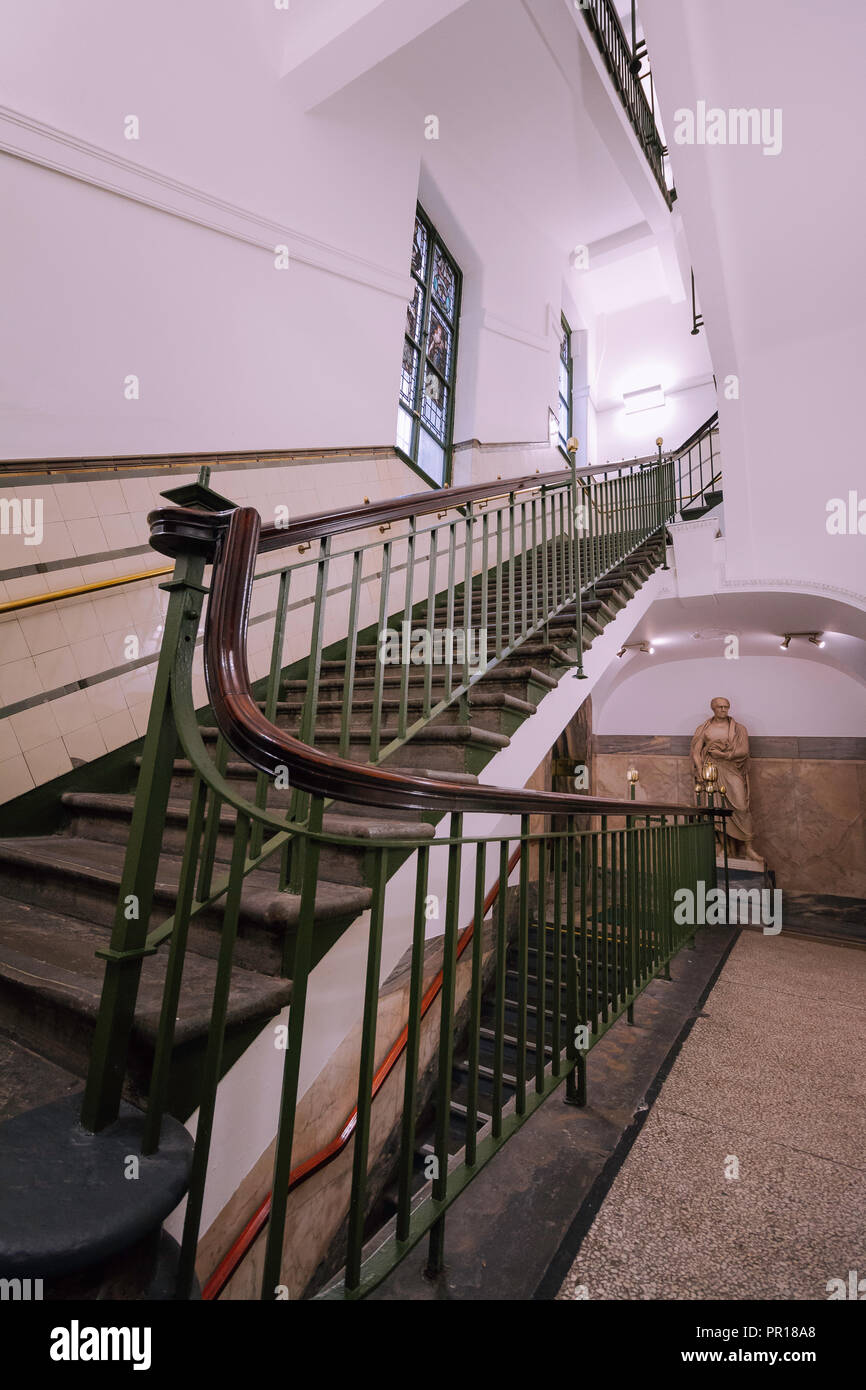 The Merchants House of Glasgow Scotland Staircase Stock Photo - Alamy