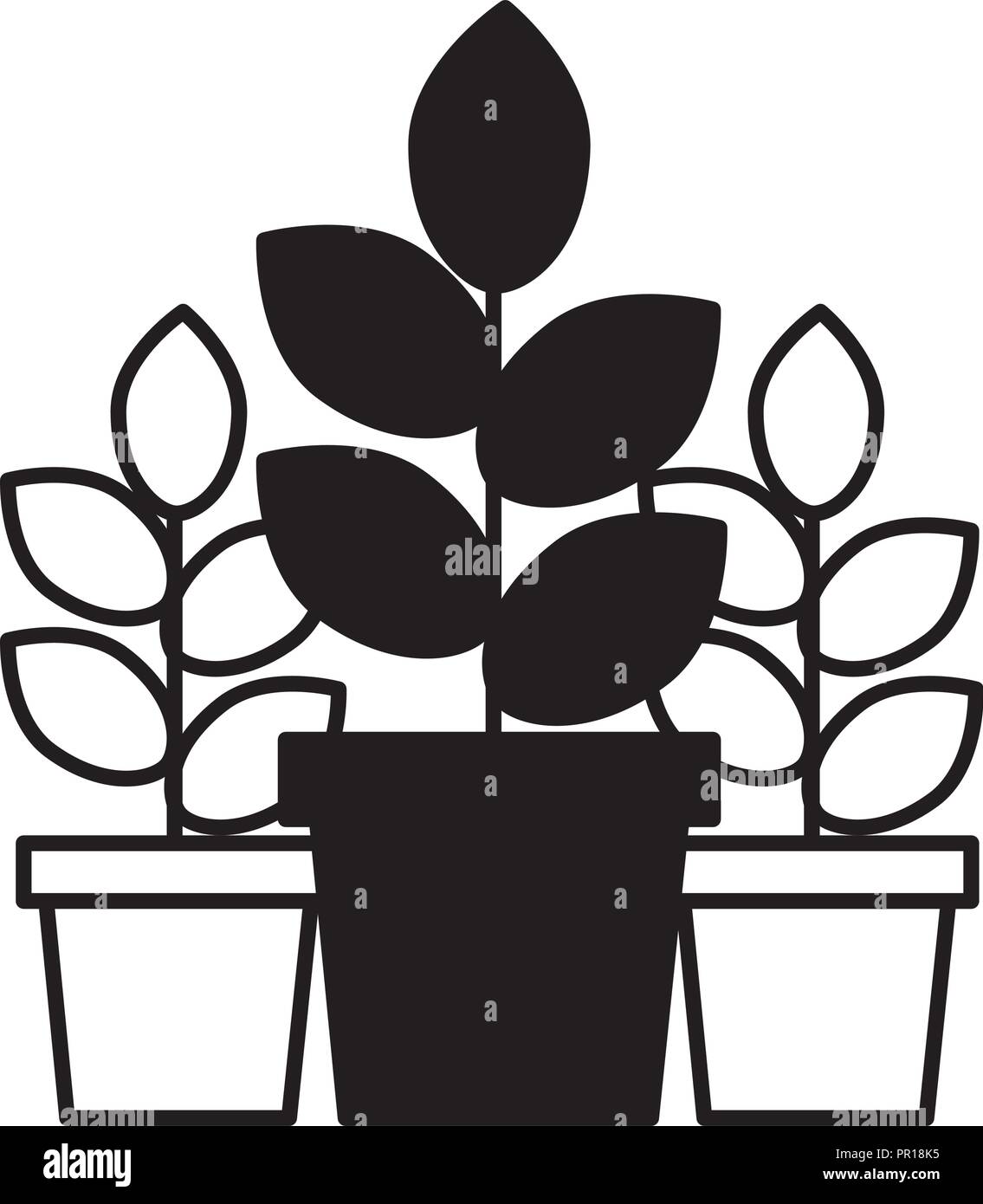 Topiary pot Stock Vector Images - Alamy