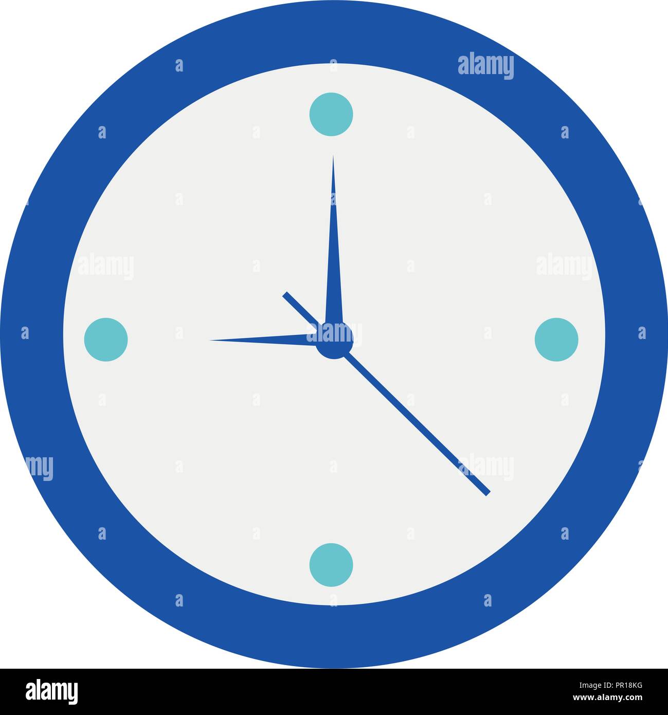 clock time hours timer date vector illustration Stock Vector Image ...